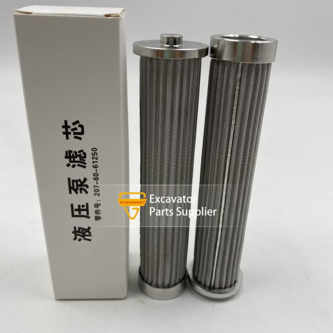 207-60-61250 Excavator Hydraulic Pump Filter For Komatsu PC360 400-7